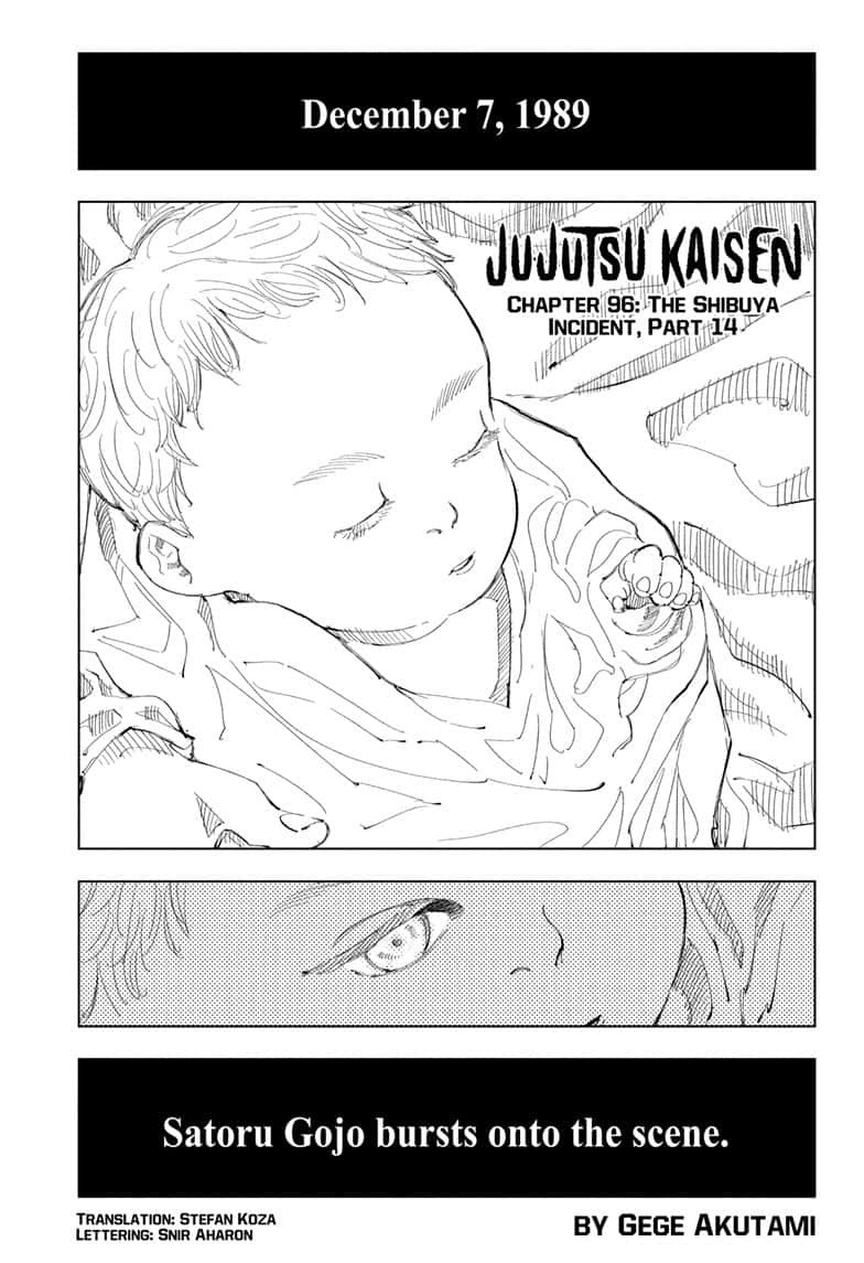 Read jujutsu kaisen (JJK) manga Chapter 96 online [English Version]