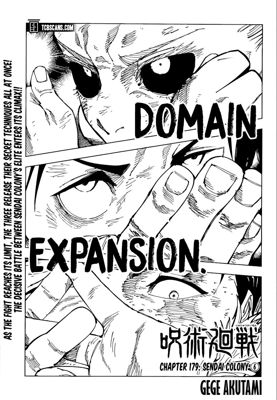 Read jujutsu kaisen (JJK) manga Chapter 179 online [English Version]