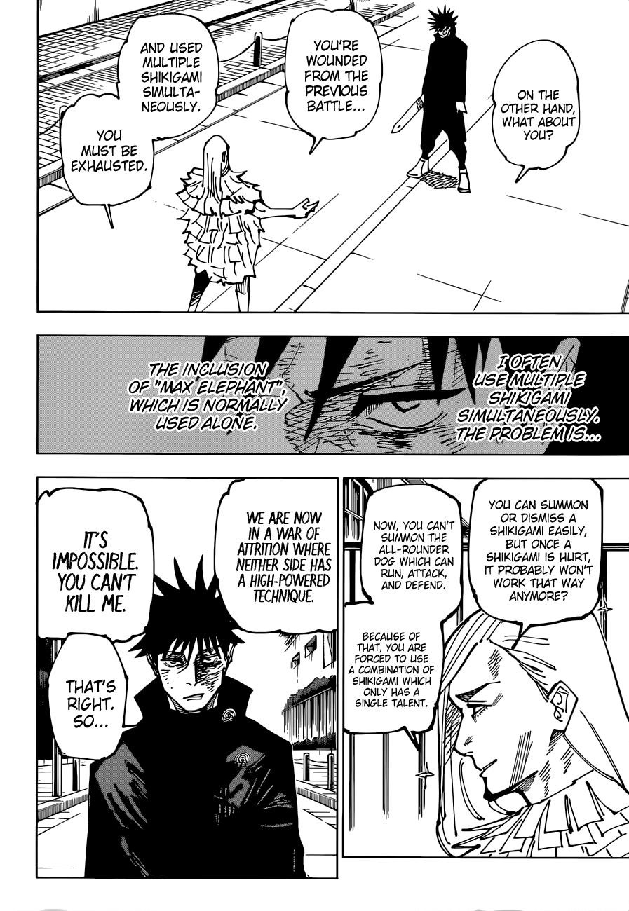 Read jujutsu kaisen (JJK) manga Chapter 170 online [English Version]